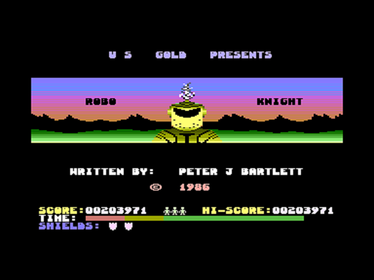 Game Review: Robo Knight (Commodore 16 and Plus/4, Americana ...