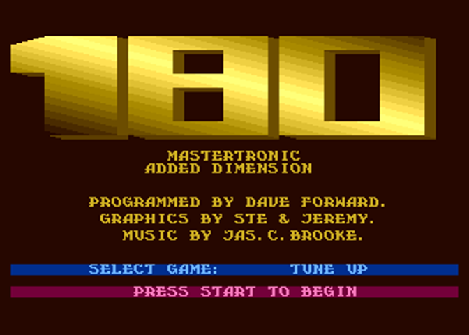 Game Review: 180 (Atari, Mastertronic) - Mastertronic Collectors Archive