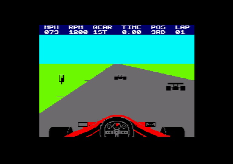 Game Review: Formula 1 Simulator (Amstrad, Mastertronic) - Mastertronic ...