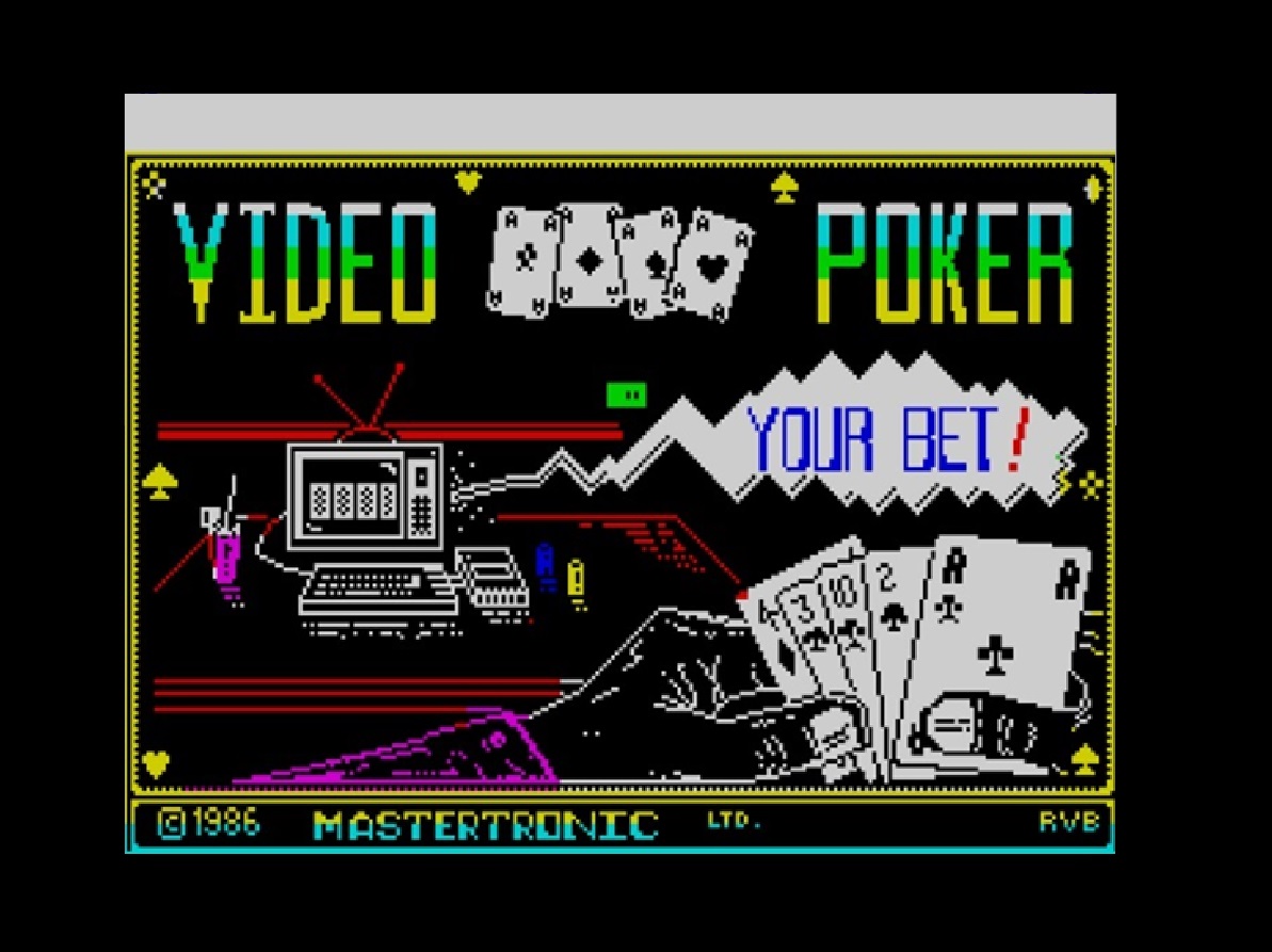 Game Review: Las Vegas Video Poker (ZX Spectrum, Entertainment USA ...