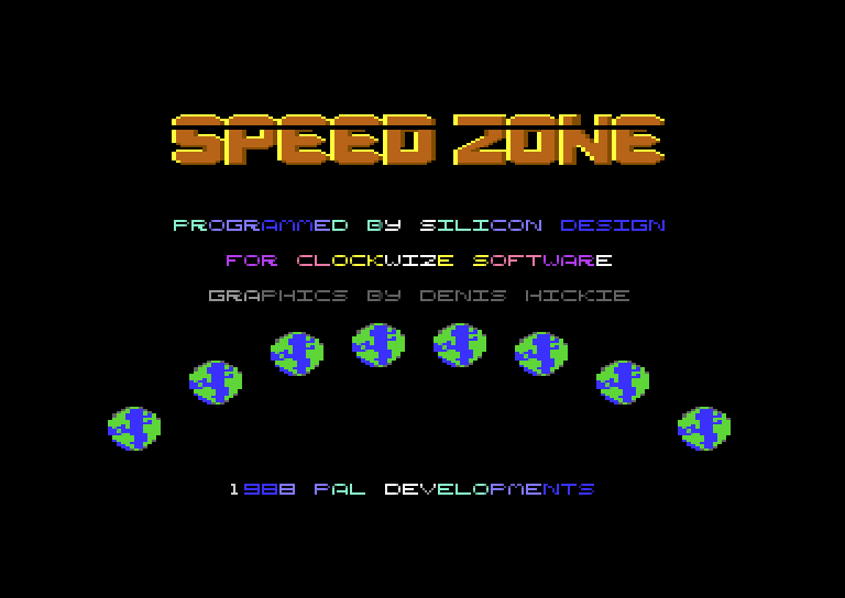 Game Review: Speed Zone (Commodore 64, Mastertronic / PAL Developments ...