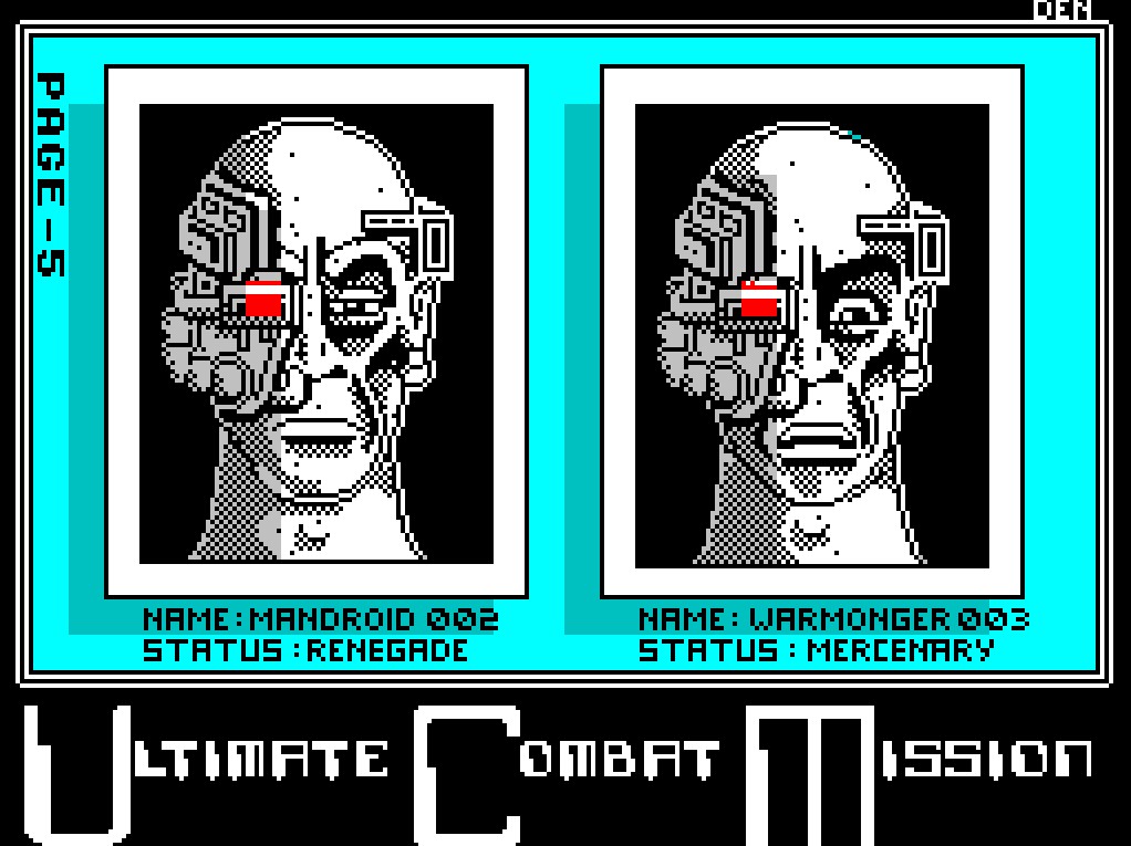 Game Review: UCM - Ultimate Combat Mission (ZX Spectrum, Mastertronic ...