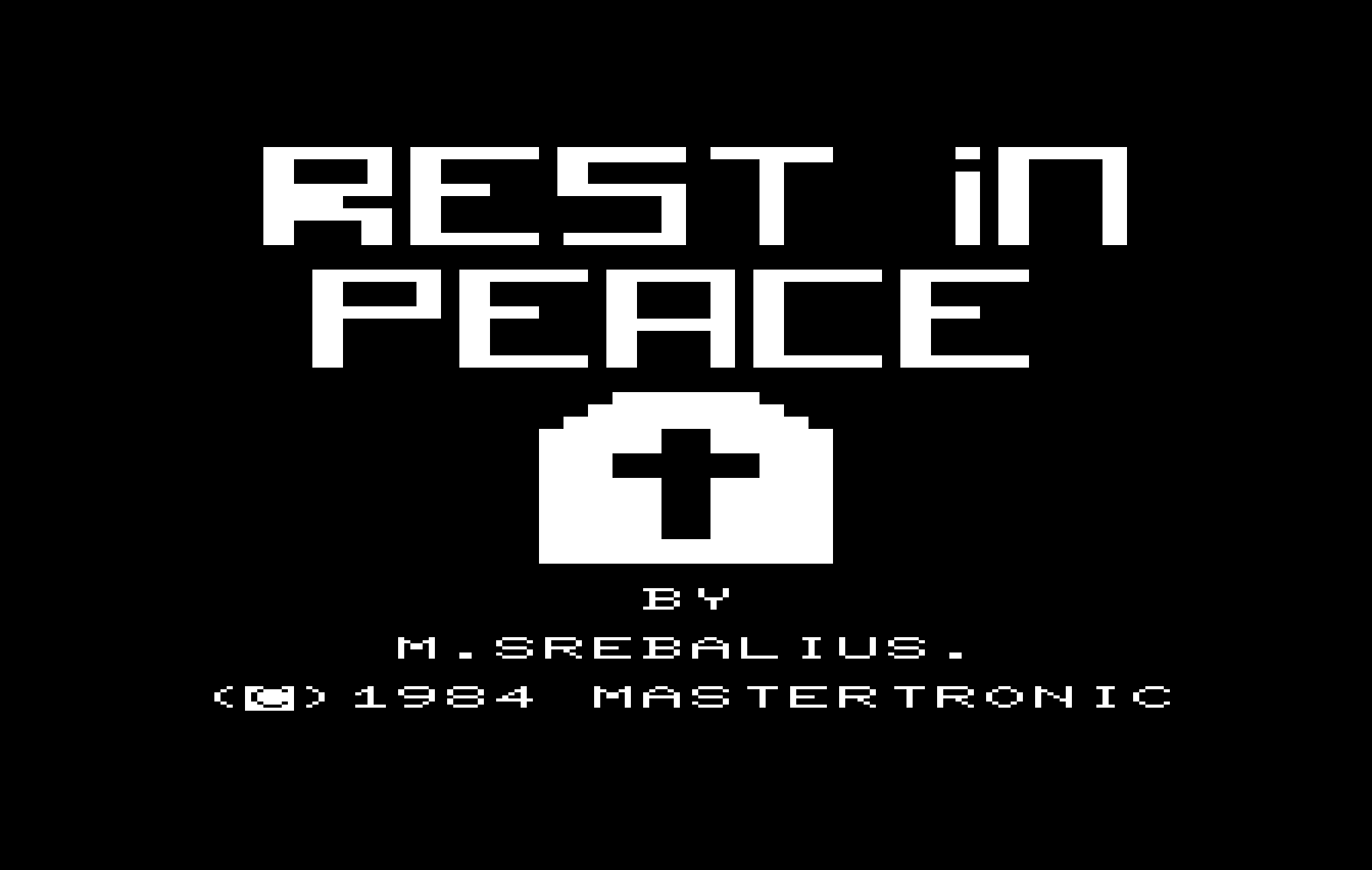 Game Review: RIP (Vic 20, Mastertronic) - Mastertronic Collectors Archive
