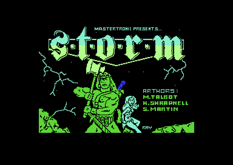 Storm, Commodore 64, Mastertronic - Mastertronic Collectors Archive